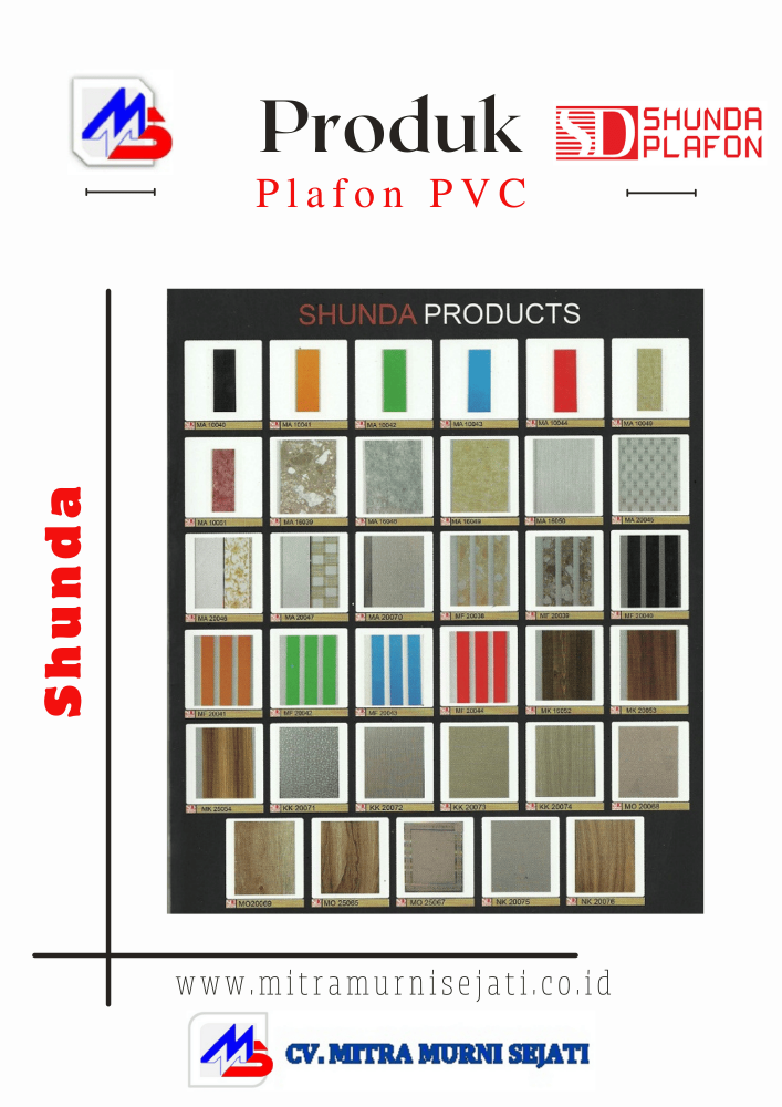 Shunda Plafon PVC - Plafon Berkualitas Tinggi, Desain Modern, & Praktis